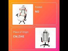 125cm Ample PU Leather Gaming Chair 180 Degree Steel Frame