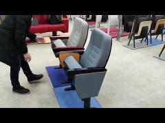 OEM Theater Furniture Light Blue Auditorium Chair Muebles Para Teatro En Casa