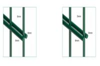 China Bilateral Double Wire Welded Fence Galvanized Double Layer Wire Mesh for sale