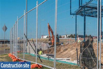 China Galvanized Temporary Fence Outdoor Temporary Barrier Fencing 6ftx9.5FT for sale