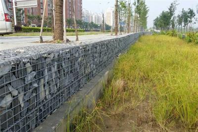 Cina Scatola ricoprente 100x100mm Mesh Boxes For Stones della roccia del gabbione di Galfan in vendita