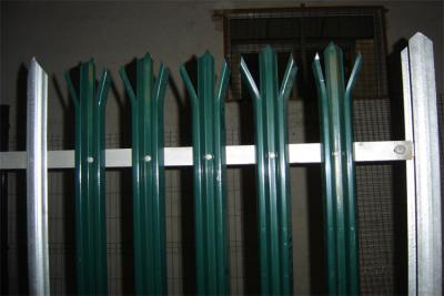 Cina Fabbrica di fornitura caldo DIP galvanizzato acciaio palisata recinzione facilmente assemblati per torre d'acciaio in vendita