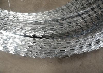 Cables de seguridad de afeitar 65m Largo 10m Enrollados Concertina Tipo Barba Cercas