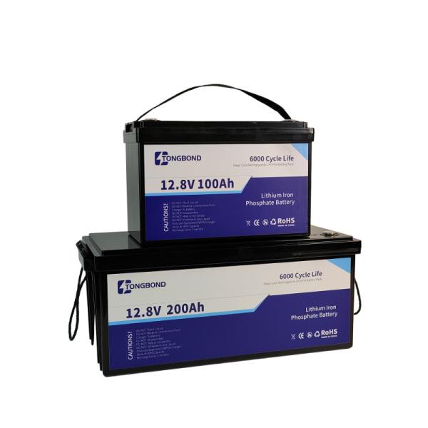 Quality Durable 12V Lithium Iron Phosphate LiFePO4 Battery 100Ah 200Ah For Solar Chargers for sale