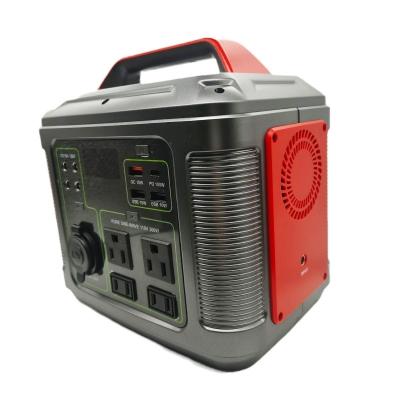 China Outdoor Portable Power Station Compact 300W Lithium Ion Portable Power Supply for sale