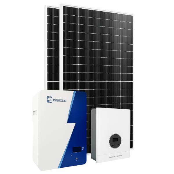 Quality 5kWh Off-Grid Solar Power System with 3000W Hybrid Inverter and Lithium Battery for sale