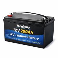Quality 12V 200Ah RV Lithium Battery High Capacity LiFePO4 Battery for Motorhome for sale