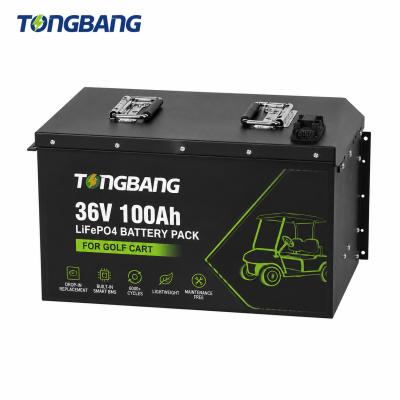 China 36V Golf Cart LiFePO4 Battery Pack Lithium Battery Pack Manufacturers for sale