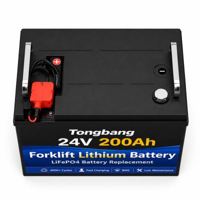 China 24V 200Ah Industrial Forklift Lithium Battery for Material Handling Lithium Battery Pack Manufacturers for sale