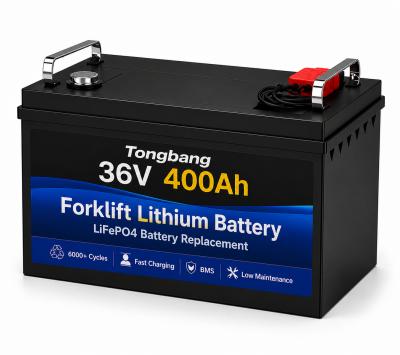 China 36V 400Ah LiFePO4 Forklift Battery with Extended Runtime Lithium Battery Pack Manufacturers for sale