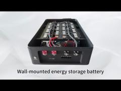 Bateria solar montada na parede 51.2V 100Ah Bateria de lítio LiFePO4