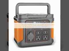 Buiten draagbare 300W zonne-generator Ingebouwde MPPT-controller voor alle weersomstandigheden