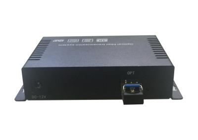 Broadcast 6G-SDI fiber optical extender with SFP optical module