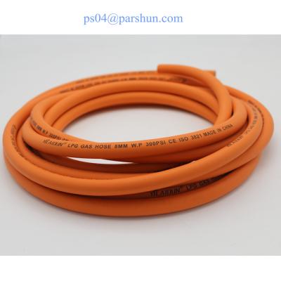 China Orange Niederdruck-flexibler Gas-Gummischlauch BS EN16436 5/16