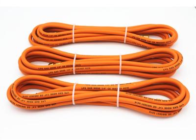 China 1/4“ het Gasslang van het Duim Flexibele Propaan, de flexibele Oranje Kleur van de gasslang Te koop