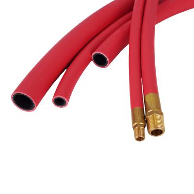 Cina EPDM rosso 1/2' X 50FT con NPT Maschio Gomma Air Hose Assemblaggio per aria compressa in vendita