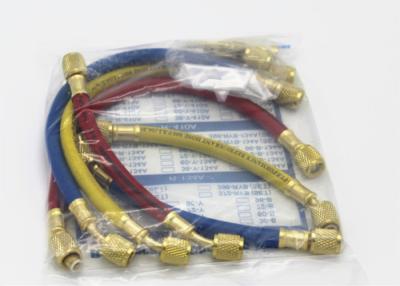 China 5MM Black Color Air Conditioner Refrigeration Charging Hose , Freon Charging Hose for sale
