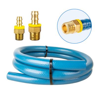 China Fábrica 19mm Não condutora resistente ao desgaste Conexão rápida resistente ao óleo Compressor de mangueira de bloqueio de borracha NBR à venda