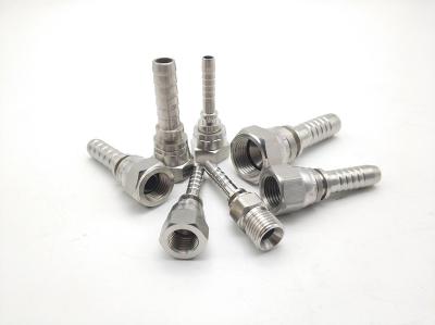 China Compact Stainless Steel Hydraulic Hose Fitting 22611 With Female BSP Thread for sale