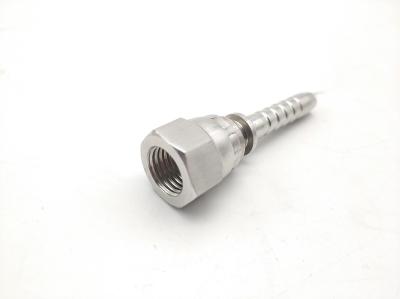 China Compact Stainless Steel Hydraulic Hose Fitting 22611 With Female BSP Thread for sale