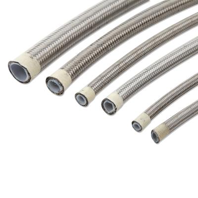 China Custom PTFE Turbo Oil Hose with AN Fittings and Stainless Steel Braid for High Performance for sale