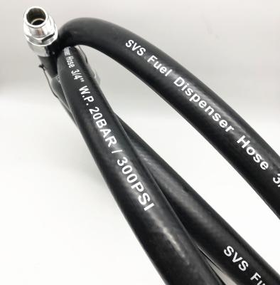 Cina Tubo di combustibile intrecciato tubo flessibile d'erogazione del combustibile di portata per gli erogatori automatici del combustibile in vendita