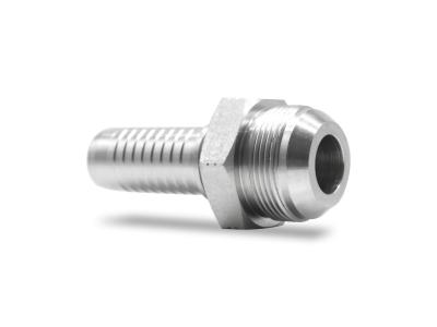 China JIC Male 37 Degree Cone Hydraulic Hose Connectors Galvanized Zinc for sale
