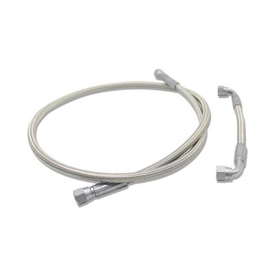 Cina 1/4" tubo flessibile intrecciato PTFE di acciaio inossidabile PTFE con la femmina di JIC in vendita