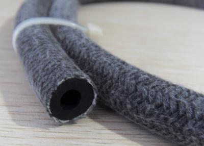 China Buitenvezel Gevlechte Rubberluchtslang, Zwarte Intrekbare Luchtslang Te koop
