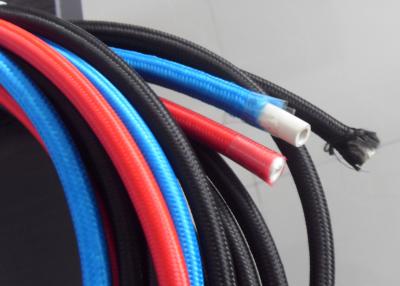 China Buitenvezel Gevlechte Rubberluchtslang, Zwarte Intrekbare Luchtslang Te koop