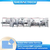 China PLC Control Automatic Packaging Line GMP Compliant Pharmaceutical Packaging Lines With UDI Traceability for sale