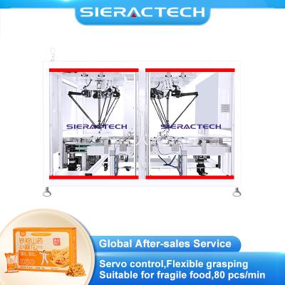 China Puffed Food Cartoning Machine Stainless Steel Automatic Cartoner Machine High Speed for sale