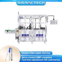 China Thermometer Auto Cartoning Machine Customizable Continuous Motion Cartoning Machine for sale