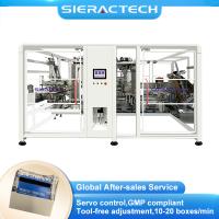 China Makeup Removal Wipes Automatic Case Packer PLC Control Robotic Case Packer 10 kW for sale