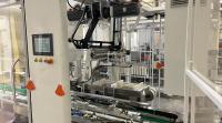 China Makeup Removal Wipes Automatic Case Packer PLC Control Robotic Case Packer 10 kW for sale