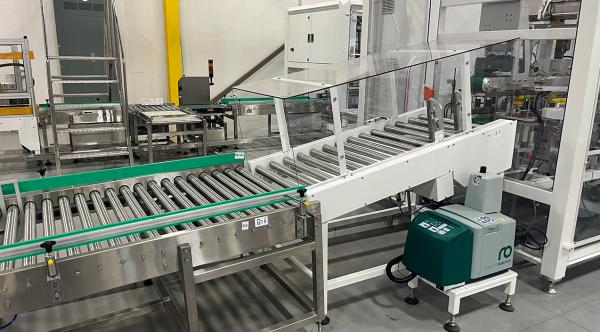 Quality Makeup Removal Wipes Automatic Case Packer PLC Control Robotic Case Packer 10 kW for sale