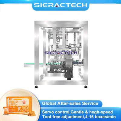 China Puff Snack Automatic Case Packer High Efficiency Case Packer Machines for sale