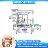 China Self Heating Rice Automatic Case Packer High Speed Case Packer Machine With Precision Robotic Handling for sale