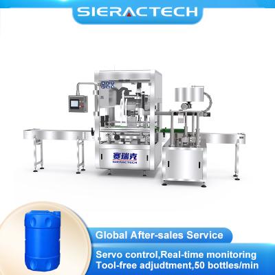 China Fertilizer Bucket Automatic Capping Machine Customizable Servo Capping Machine for sale