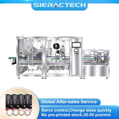 China Long Box Automatic Labeling Machine Customizable Printing And Labeling Machine With SICK Sensor Control for sale