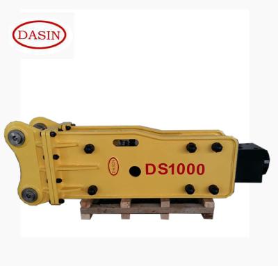 China low price chisel 100mm side/top/silenced type hydraulic breaker for excavator(DS1000) for sale