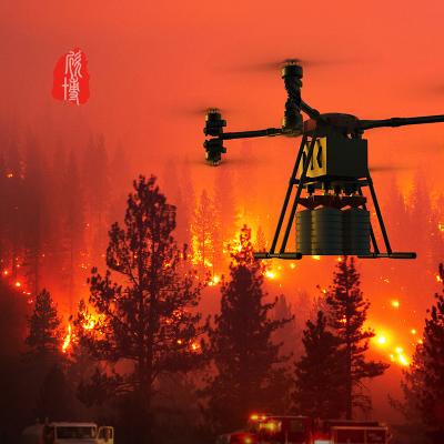 Quality 10KM Fire Rescue Drone Expanded Size High Efficiency Fire Extinguisher Dronefor sale