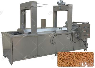 China Gás/petiscos bondes do aquecimento que fritam o material de aço inoxidável da máquina/frigideira profunda industrial à venda