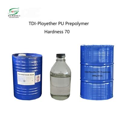 Китай TDI Терминированный полиэфир полиуретановый преплоимер Твердость 70 Бесцветная жидкость продается