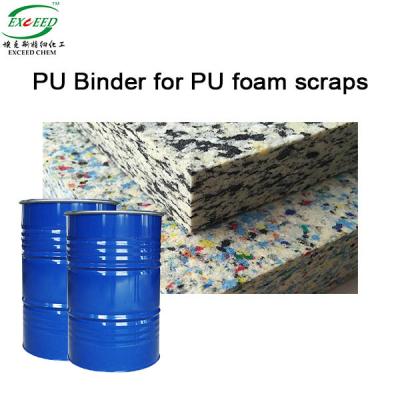 China adhesivo de poliuretano pegador PU para residuos de espuma reciclada en venta