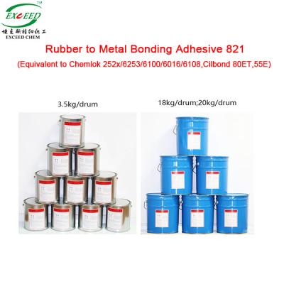 Cina 821 Colla di legame di gomma al metallo Alternativa per Chemlok 252x Cilbond 80ET 55E in vendita