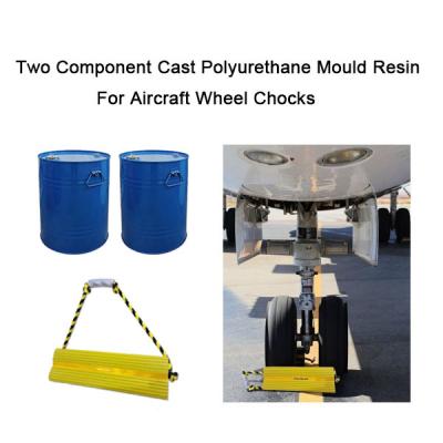 China Two Component Cast Polyurethane Mould Resin For Aircraft Wheel Chocks for sale