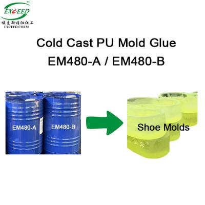 China Cold Cast Polyurethane Mold Glue For Shoe Molds EM480-A &EM480-B for sale
