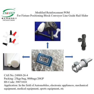 China Modified Reinforcement K130 POM Used As Fixture Positioning Block Conveyor Line Guide Rail Slider for sale
