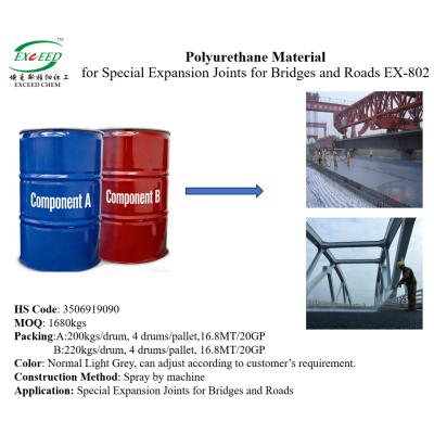 China Polyurethane Material for Special Expansion Joints for Bridges and Roads EX-802 for sale